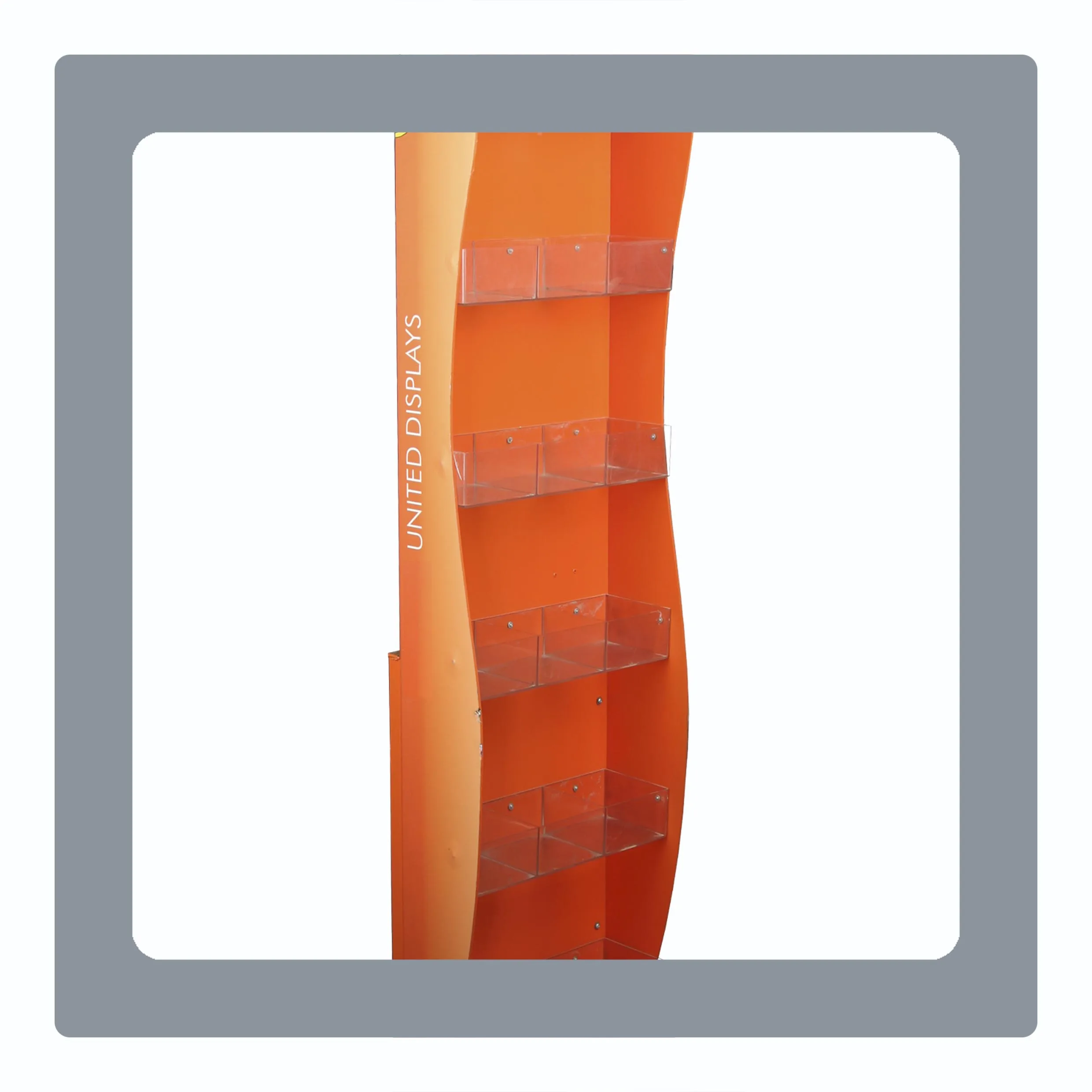 Pos Display Shelves/ Pos Display Stand / Permanent Floor Display Racks ...