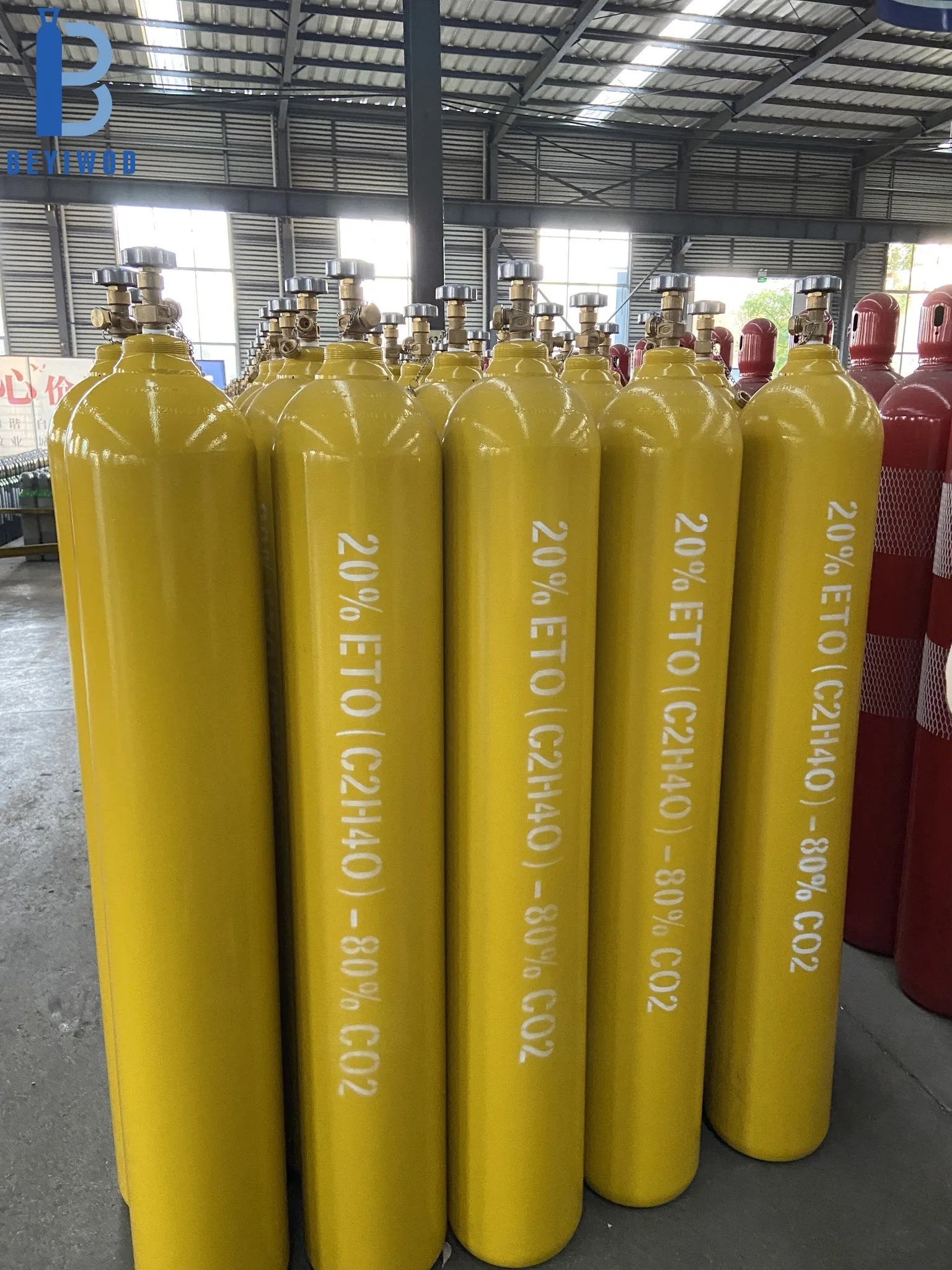 High-pressure 40L Steel Gas Cylinder Tank - ISO9809-3 Certified