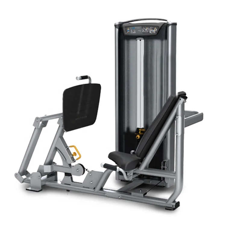 Pin Loaded Seated Leg Press Bodybuilding Gym Fitness Leg Trainer ...