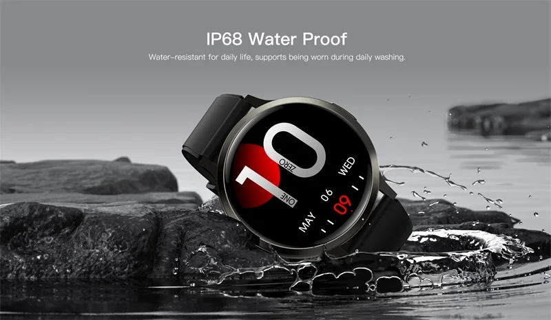 DM90 Smart Watch - 1.73 Inch AMOLED Display, IP68 Waterproof