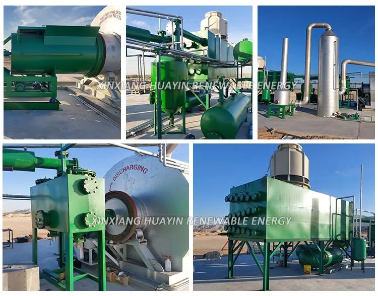 Zero Pollution Garbage Municipal Waste Pyrolysis to Fuel Oil Machine ...