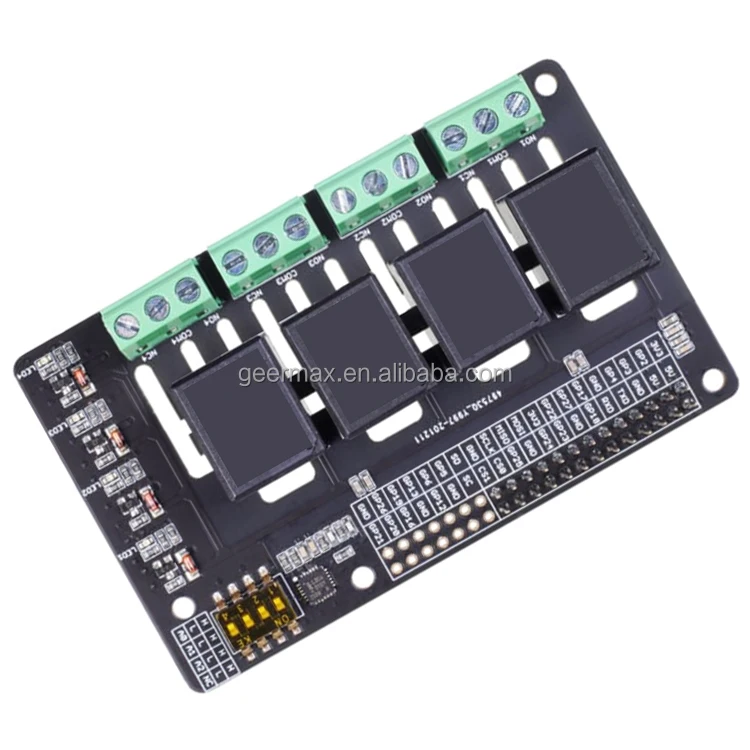 Raspberry Pi 4-channel Spdt Relay Hat Provides No/nc Interfaces Can ...