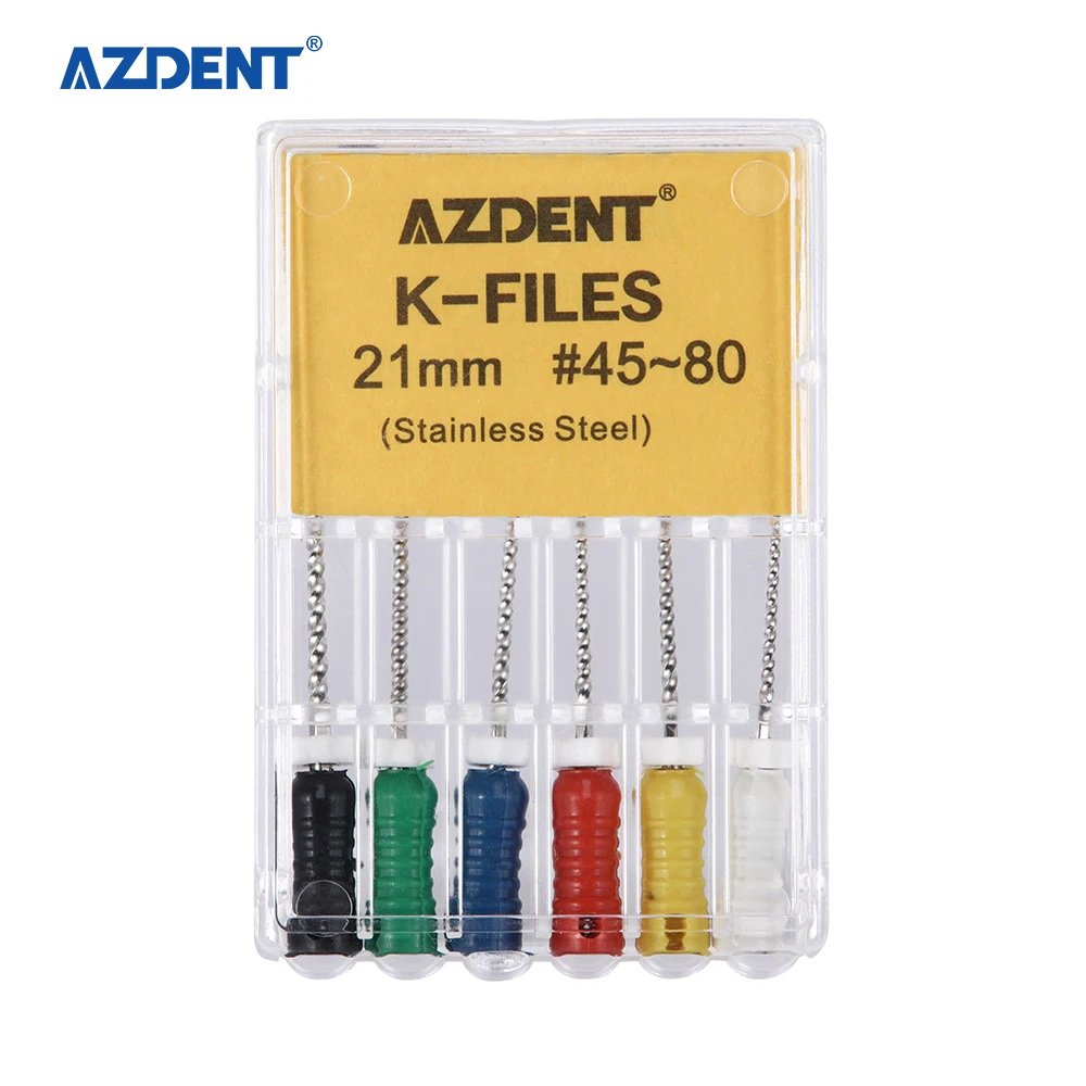 Stainless Steel Dental K Files - AZDENT Root Canal Instruments