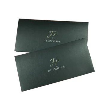 Linen Texture Paper Envelope A4 Invoice Holder Center Folded File ...