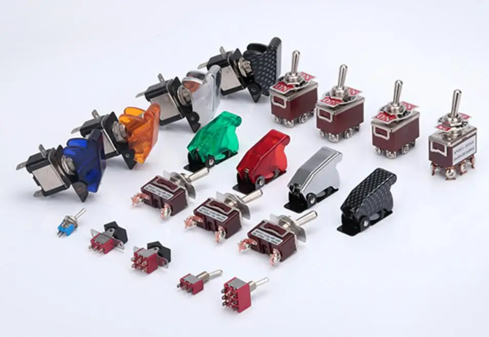 DPDT Momentary Toggle Switch - 3 Position Auto Reset