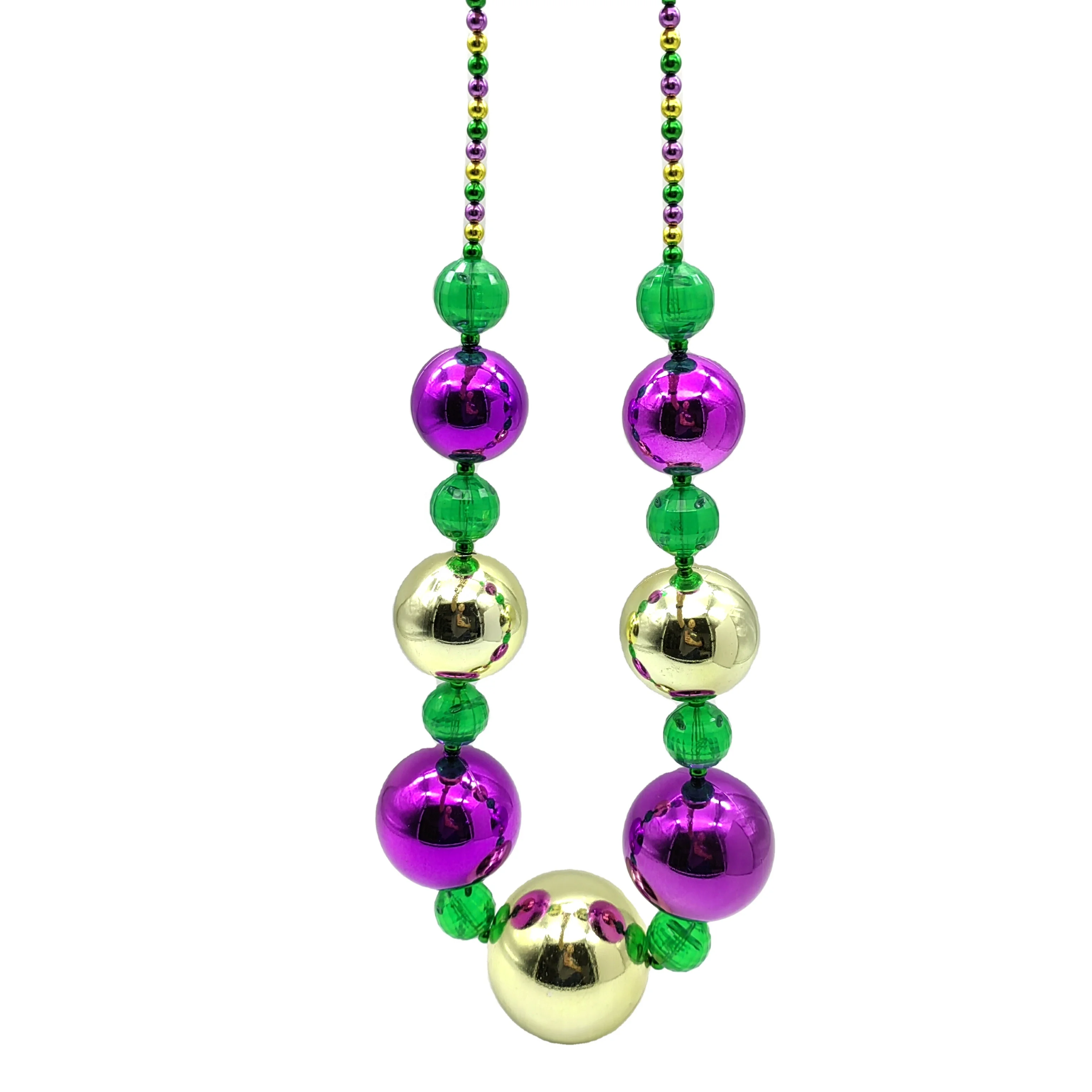 Carnival Necklaces - Colorful Mardi Gras Beads for Parties
