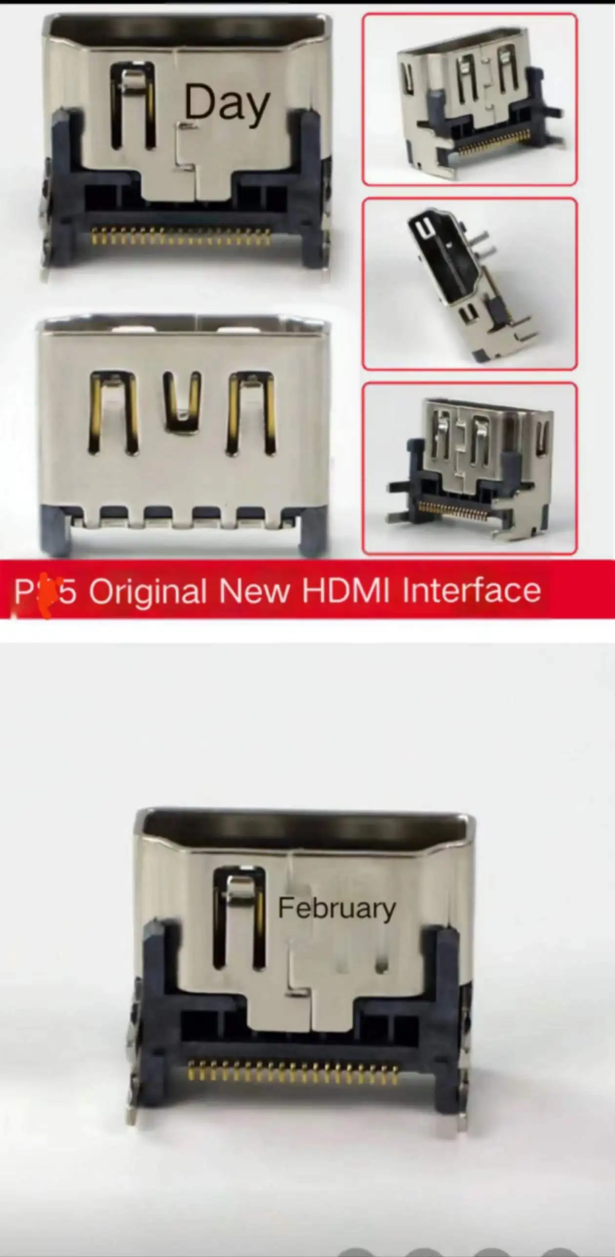 Replacement Hdmi Port Socket For Ps5 Console Original Hd Port For ...