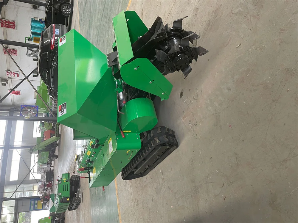 Self Propelled Crawler Ditching Machine - 30HP Rotary Tiller