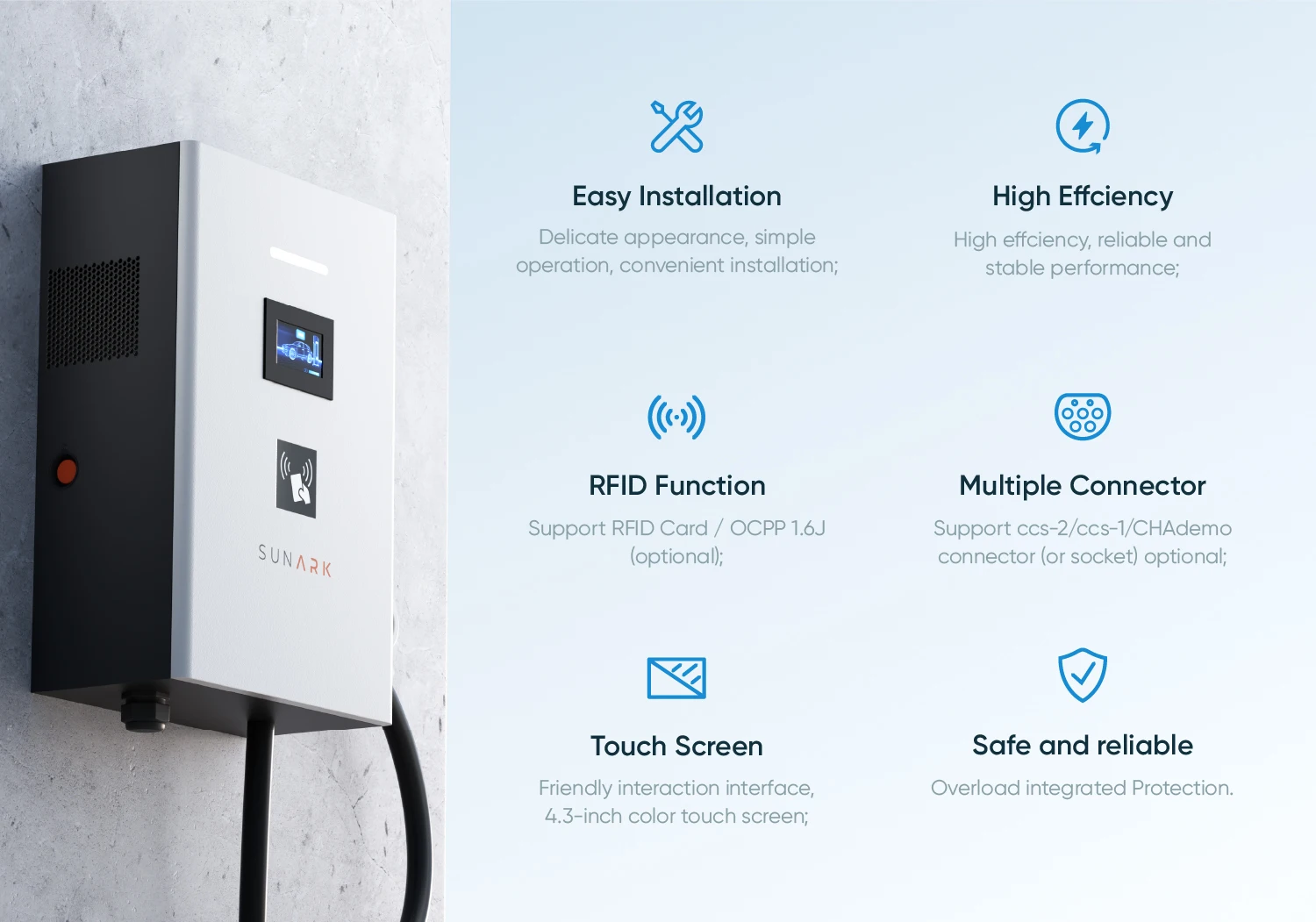 Sunark Dc Fast Ev Charger Power Module 22Kw 30Kw Dc Integrated ...