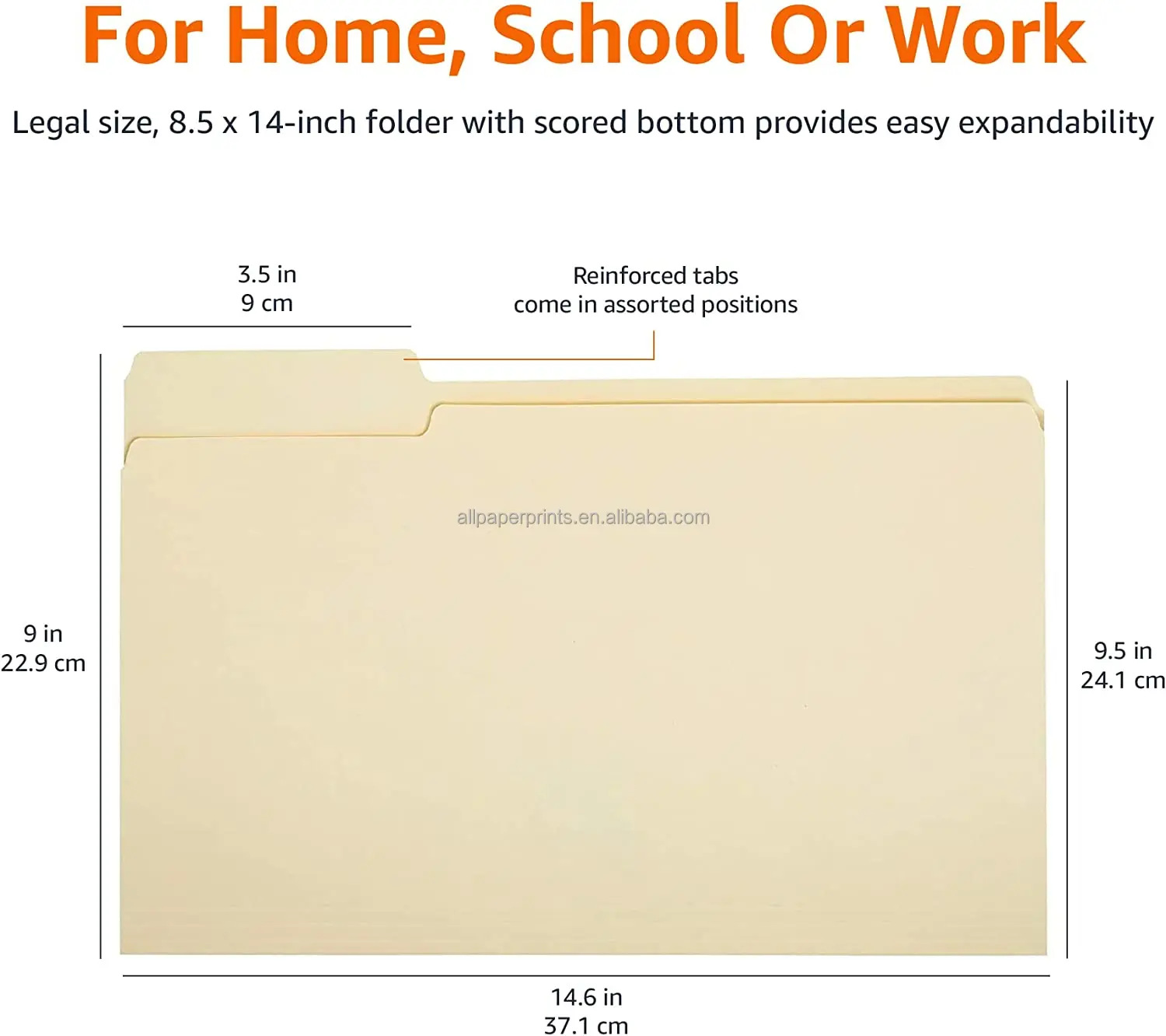 Two-tone Color File Folders,Letter Size,Assorted Colors (bright Green ...