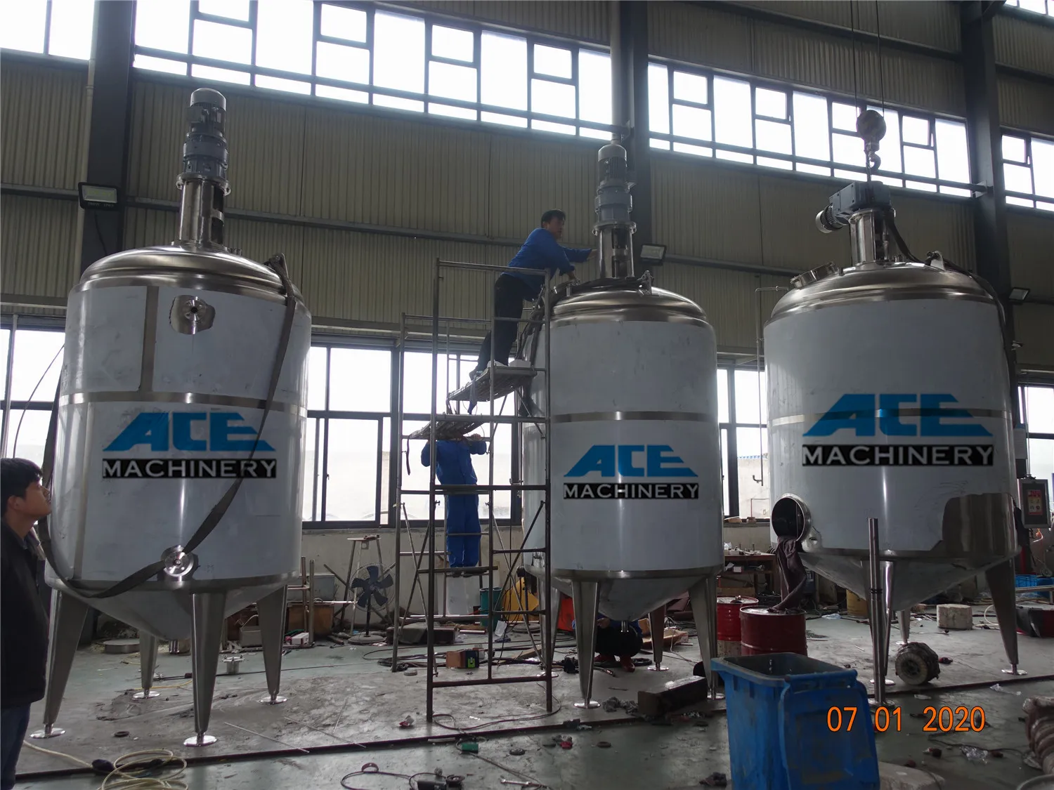 1000l-20000l Continuous Stirred Tank Reactor Industrial Batch Reactor ...