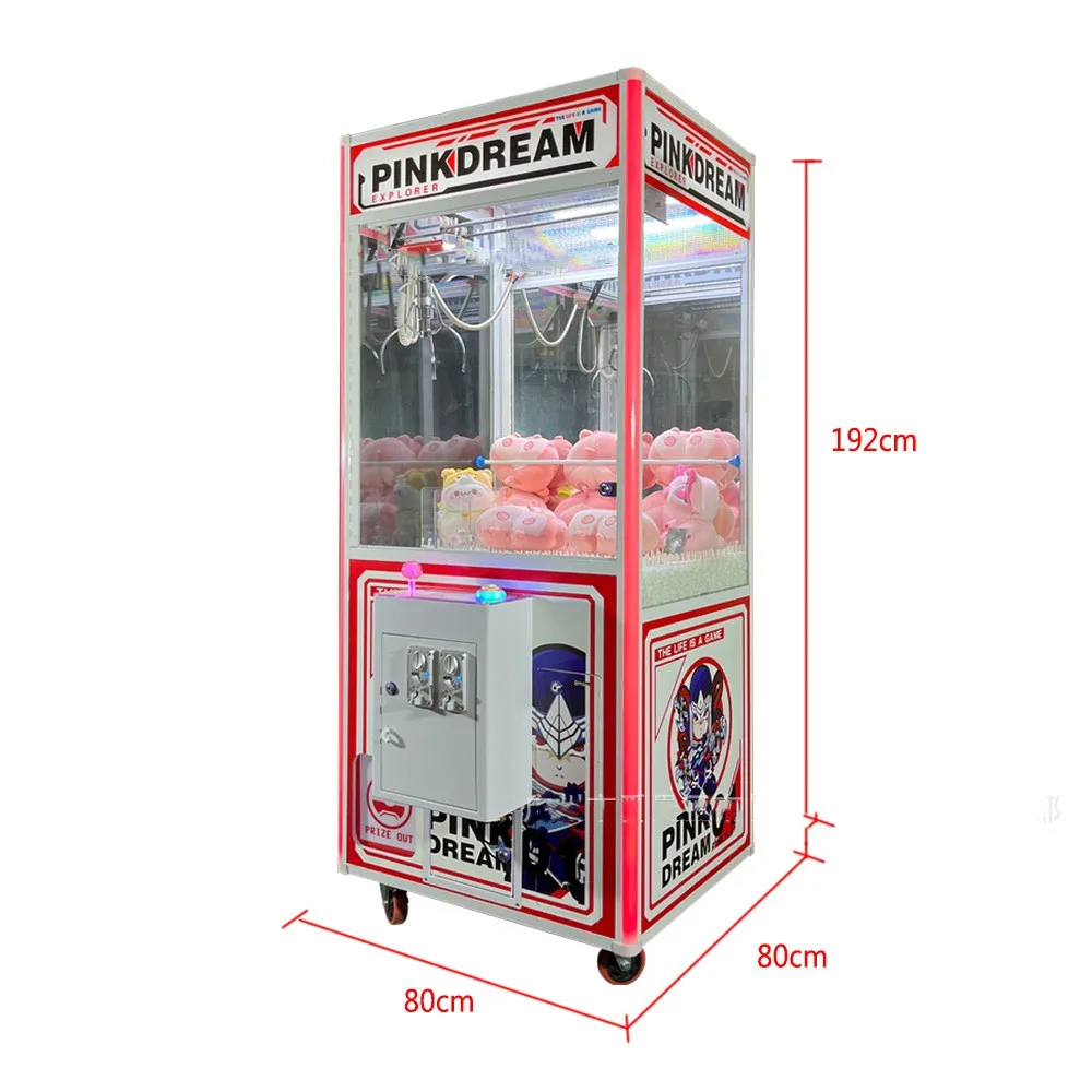 Mini Claw Machine Arcade Game 8 Tiny Dinosaur Claw Machine Motherboard ...