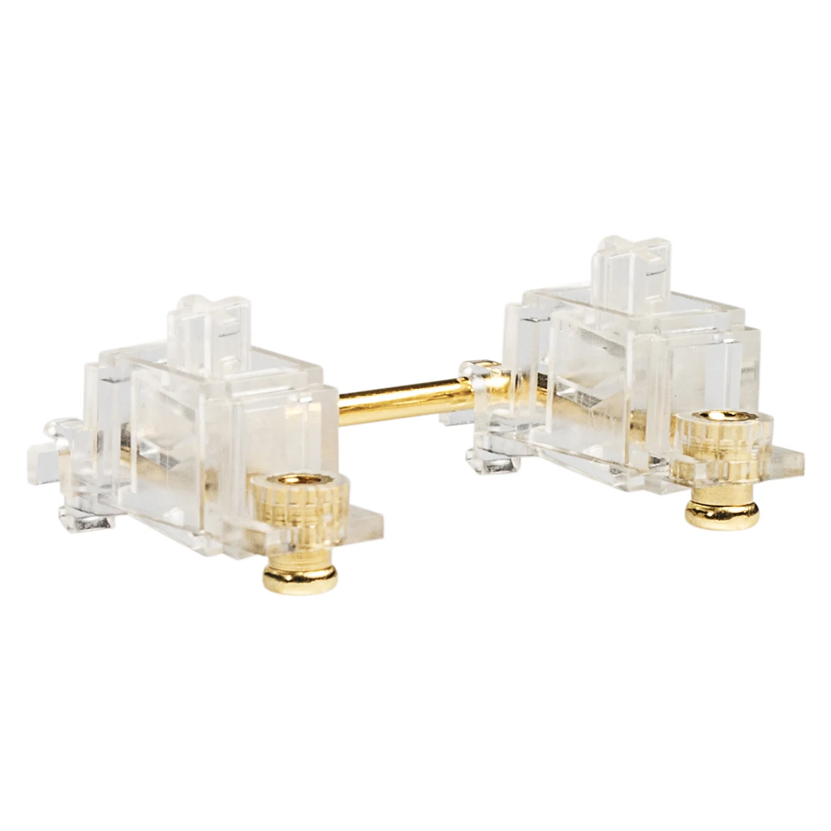 DUROCK Transparent Gold Plated 2U 6.25U 7U 3U Screw in Stabilizers PCB ...