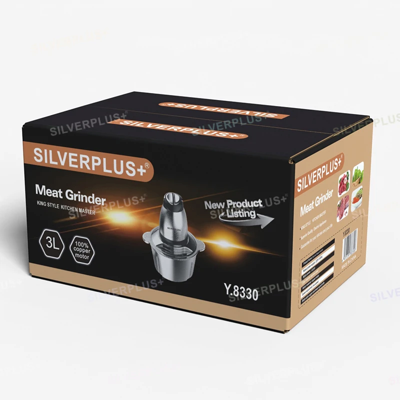 2 Liter And 3 Liter Electric Meat Grinder Inox Vegetable Chopper ...