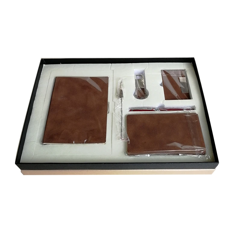 Custom Logo Luxury Souvenir Corporate Gifts A5 Notebook Gift Set With ...