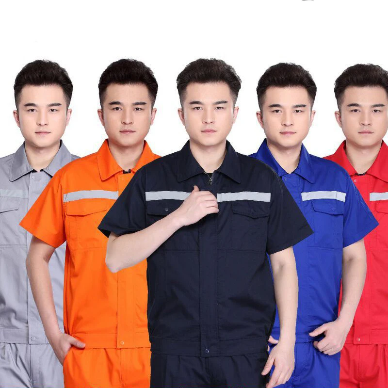 Shop Our Reflective Work Uniform Factory Safety Short Sleeves