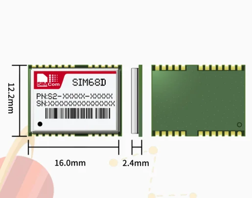 SIM68D SIM68AD GNSS Module Original SIMCom Integrated LNA Raw Data L1+L5 1PPS AGNSS High ...