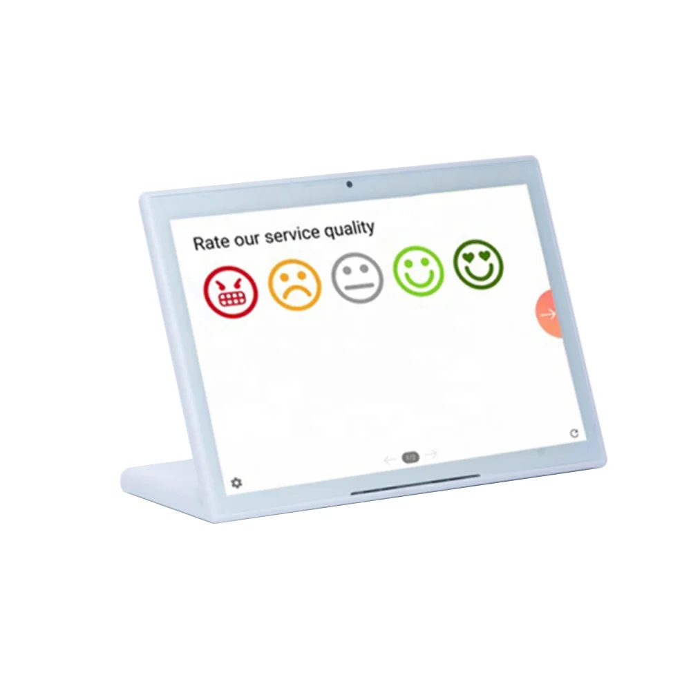 Evaluation System Customer Satisfaction Feedback Device LCD Touch Free ...