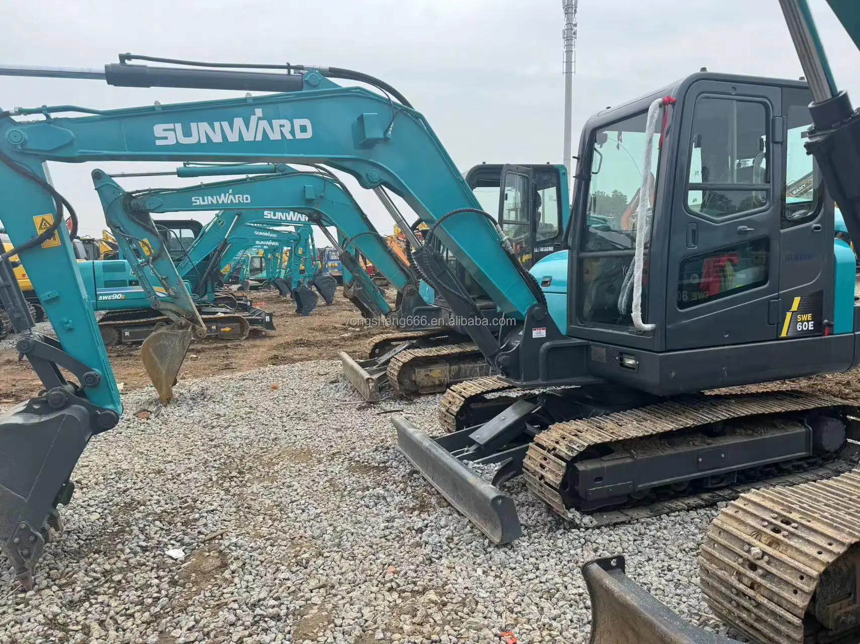New Arrival Used Excavators Used Mini Excavator Original 6ton Sunward ...