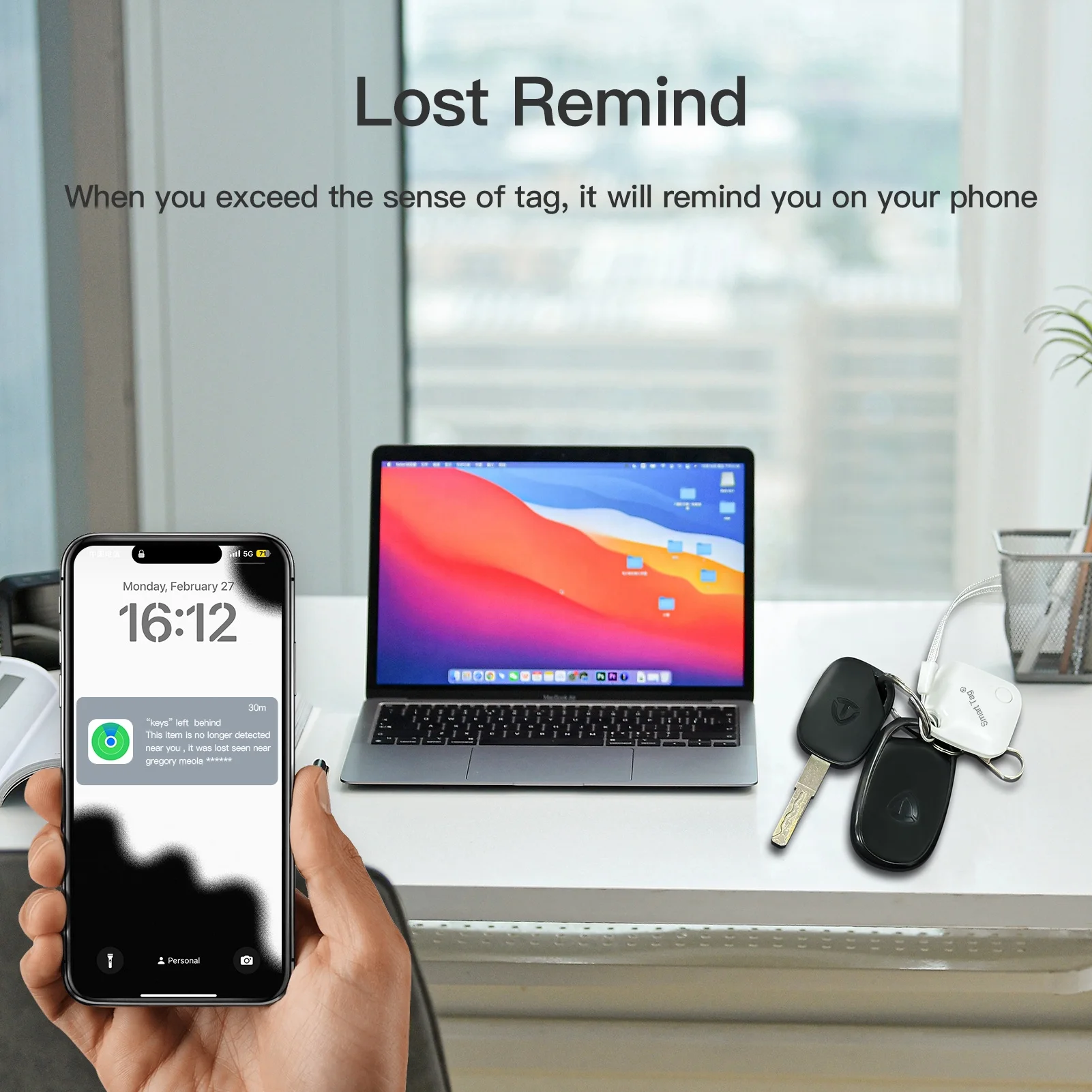 Mfi Certified Find My Smart Tag Tracker Luggage Bike Mini Gps Tracking ...