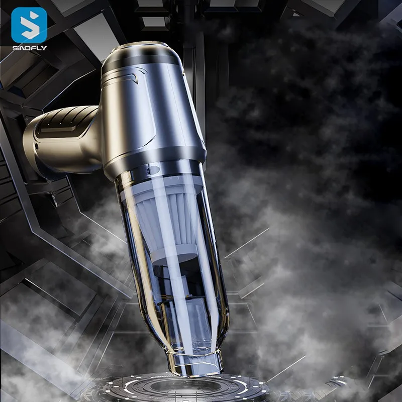 120W 12000Pa High Power Brushless Motor 2024 Portable Car Vacuum ...