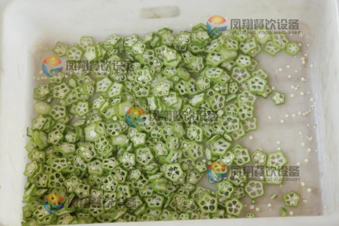Small Automatic Electric Okra Cutter Slicer - 70-150kg/h