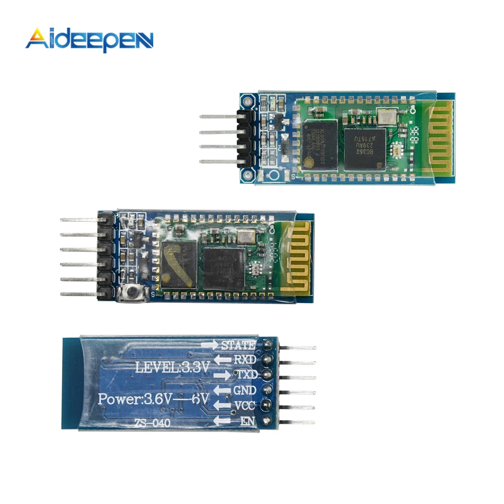 Diymore Hc-05 Hc-06 6 Pin Wireless Serial Blue-tooth Rf Transceiver ...