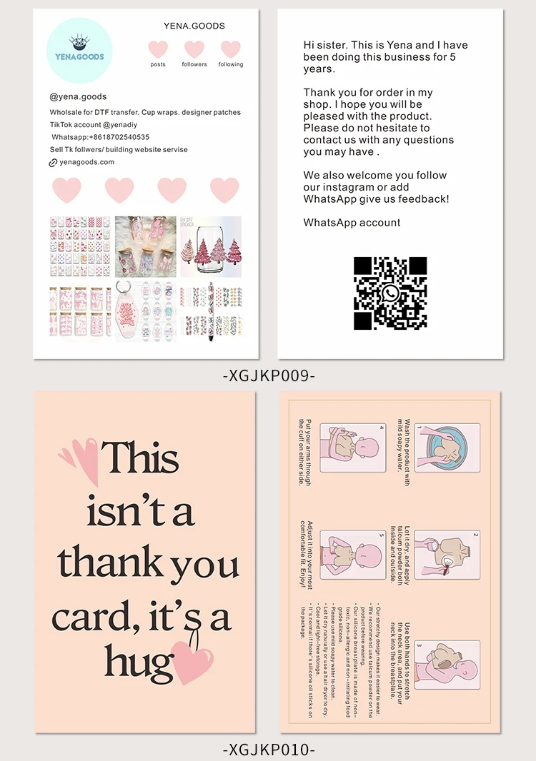 Custom Printed Postcards, Materialless Cardboard Hard Print, Self-print ...