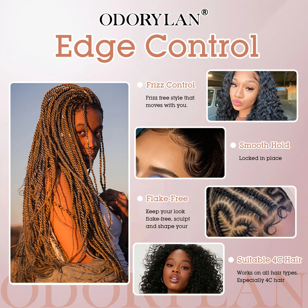 Customized Non Greasy Smooth Edge Booster for 4c Hair