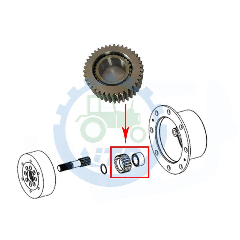 Planet Gear Kit AT414573 for John Deere 310J & 310K Loaders