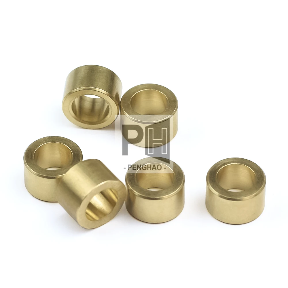 M5 Copper Spacer 5.1*8*5mm Round Copper Brass Standoff Spacer Bearing ...