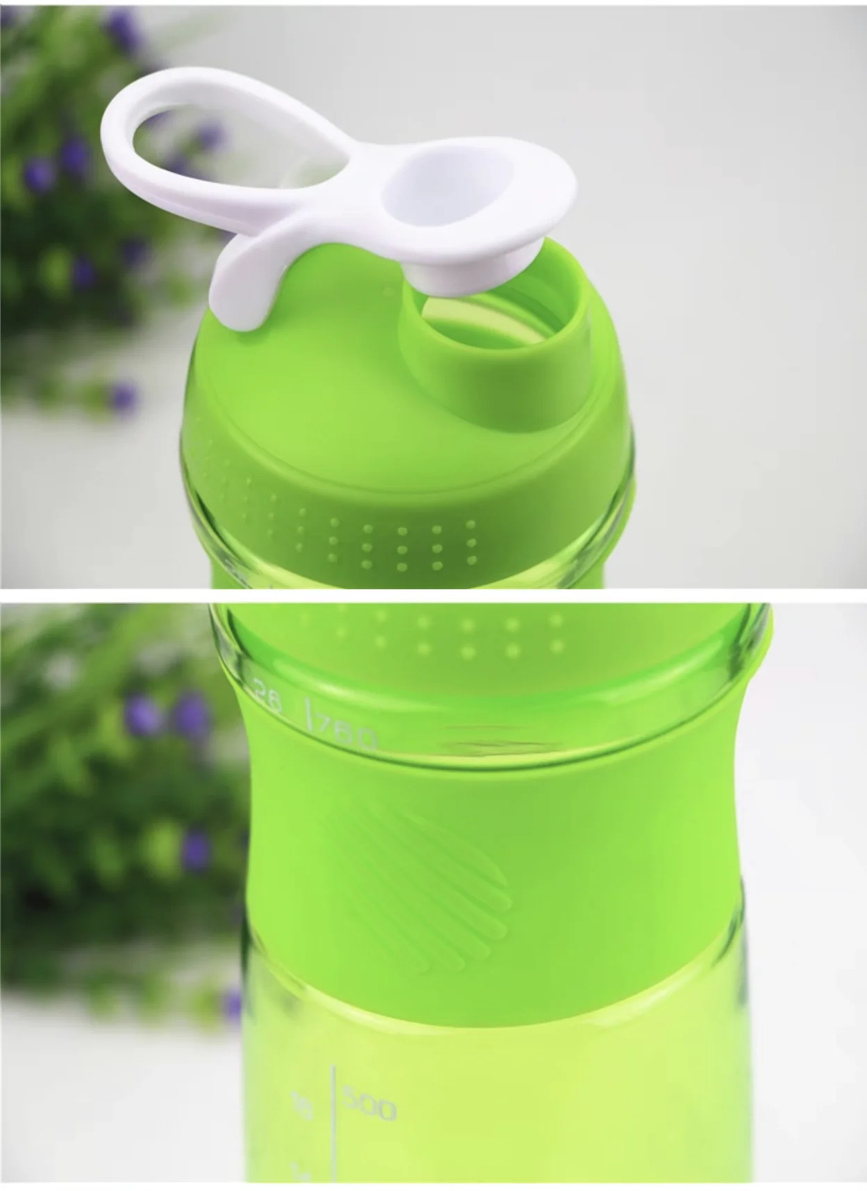 Plastic Water Bottle Cups With Lids Frosted Sport Bottle 800ml Large ...