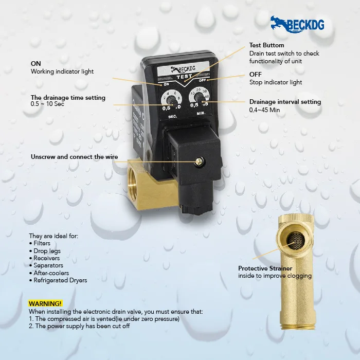 BECKDG Condensate Drain Valves - Reliable Automatic Tanks