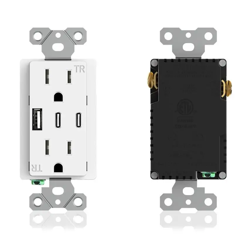 Usb Type C Wall Sockets And Switches Electric Switches And Sockets New ...