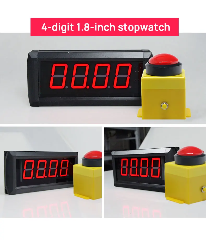 Popular Button Control Digital Countdown Timer Programmable Time Number Display LED 10s ...