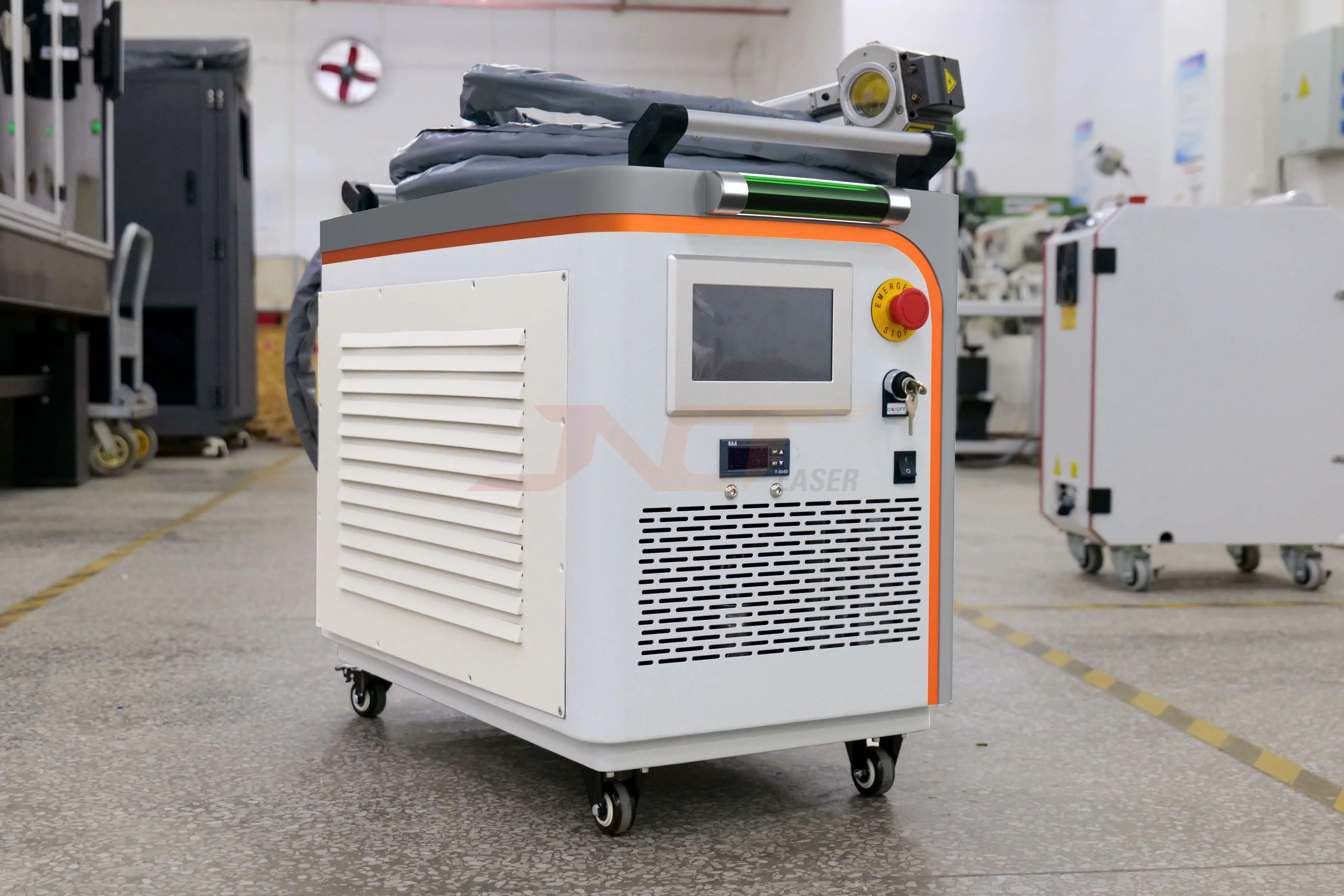 100w Pulsed Fiber Laser Cleaning Machine Portable Laser Cleaning Machine Pulse Laser Cleaning ...