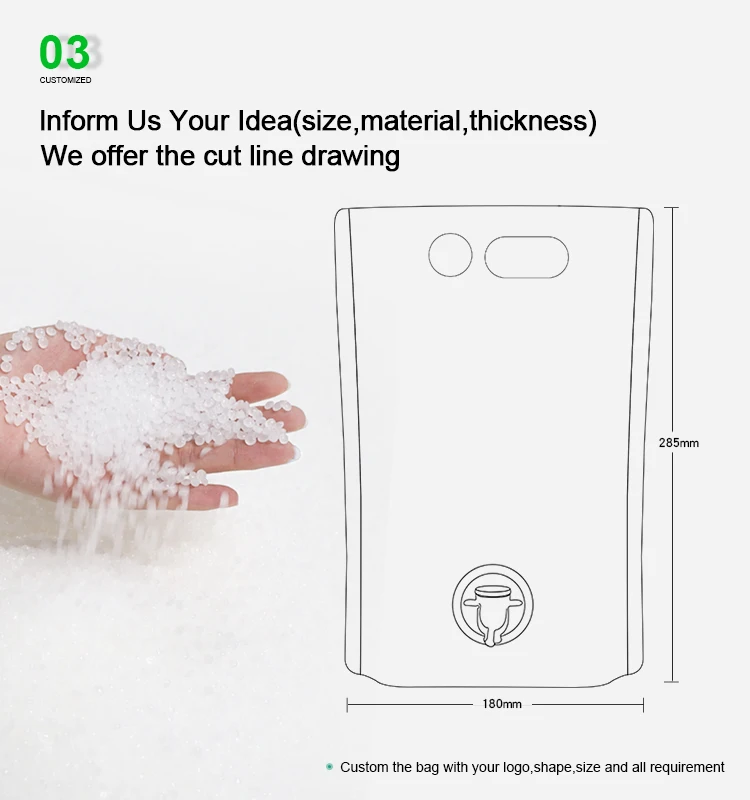 Bib Bag In Box Wine Pouch Packaging Vitop Wine Pouch Plastic Spout ...