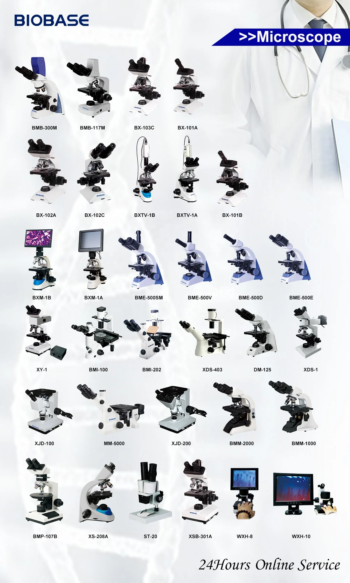 Inverted Biological Microscope Trinocular Live Cell Imaging Compound ...