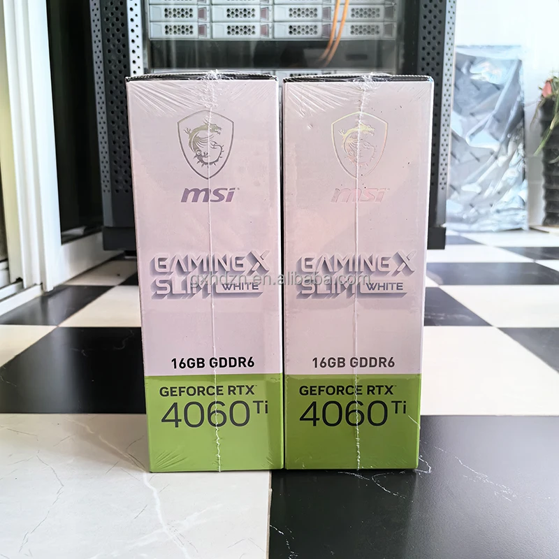 White Graphics Card M-si Geforce Rtx 4060ti 4070ti 4080 Gaming X Slim ...