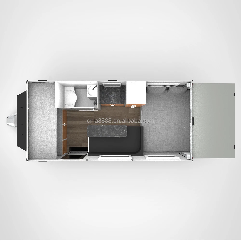 Australian Standard Rear Extension Caravan Small Camper Trailer ...