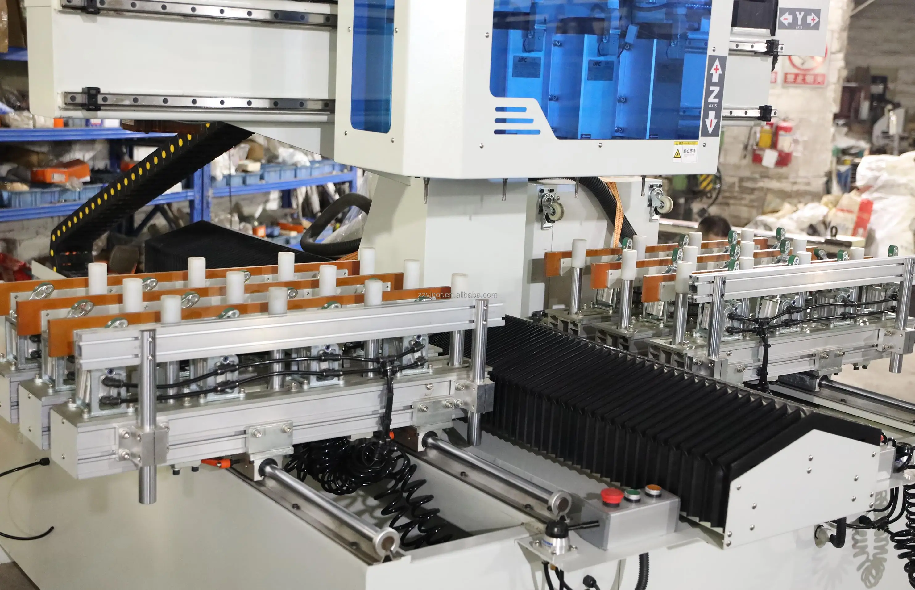 4 Axis Multi Head Mortise and Tenon Machine Automatic CNC Mortise ...