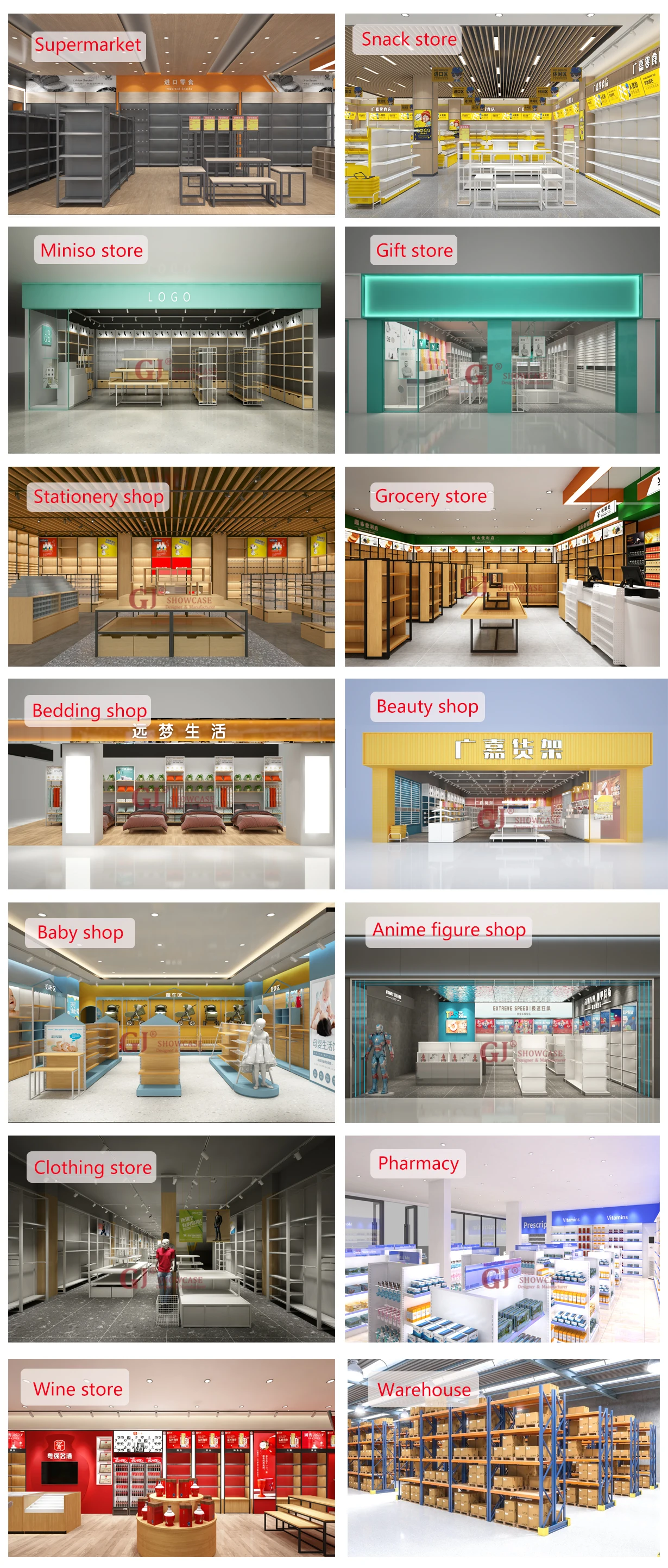 Wholesale Wall Mounted Display Racks for General Retail