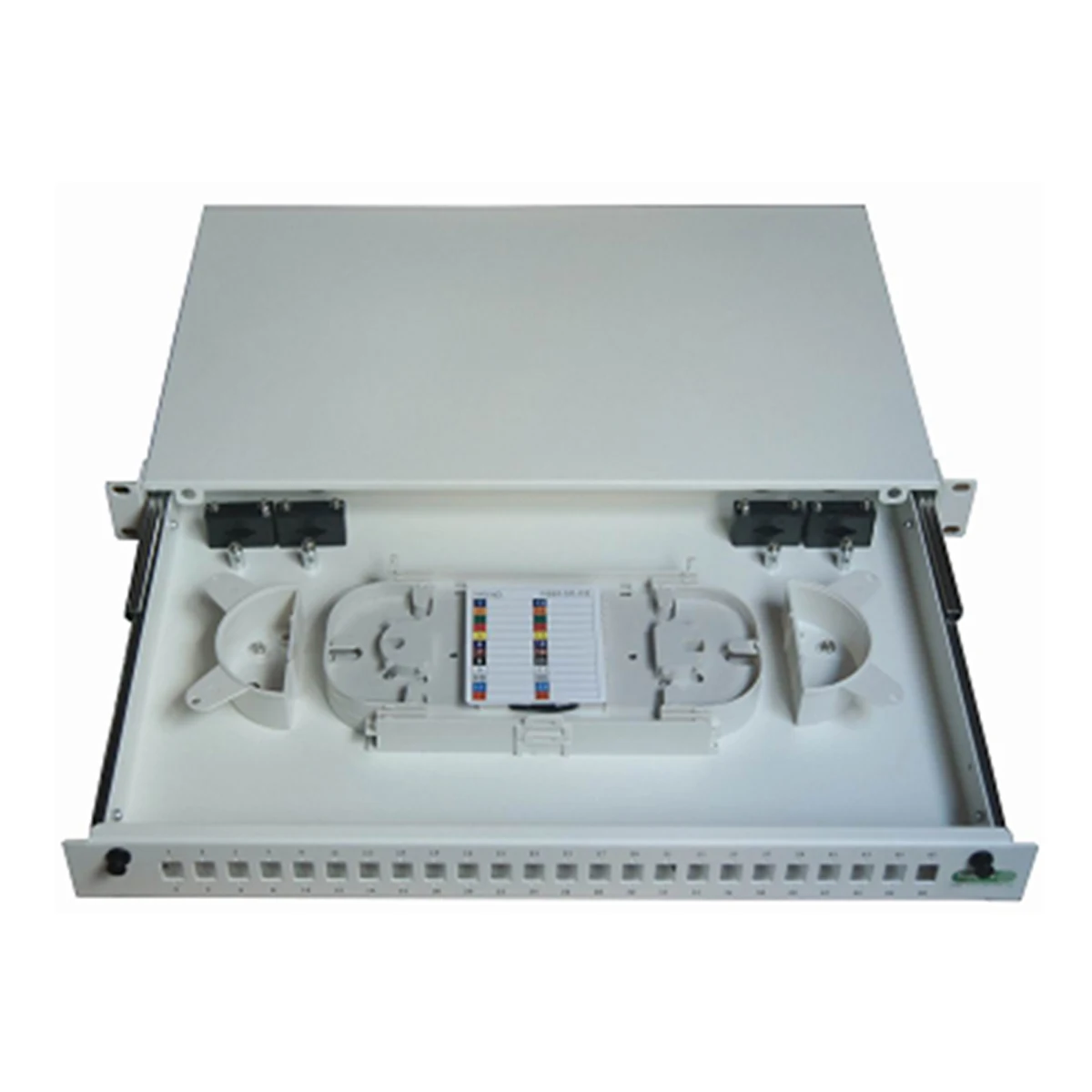 Wholesale Rack Mount Patch Panel Sliding Type Aluminum Odf Blank Patch ...