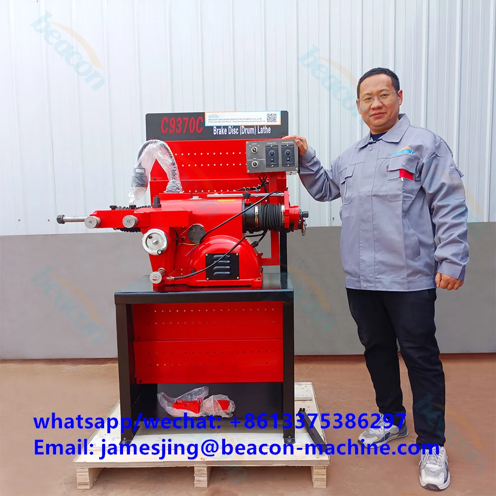 C9370C Combination Brake Lathe with Bench & Standard Tooling Brake Drum ...