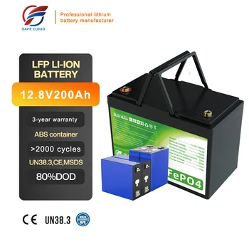 Smart Solar Battery Lithium Ion 12v 24v 200ah 300ah 400ah Rechargeable ...