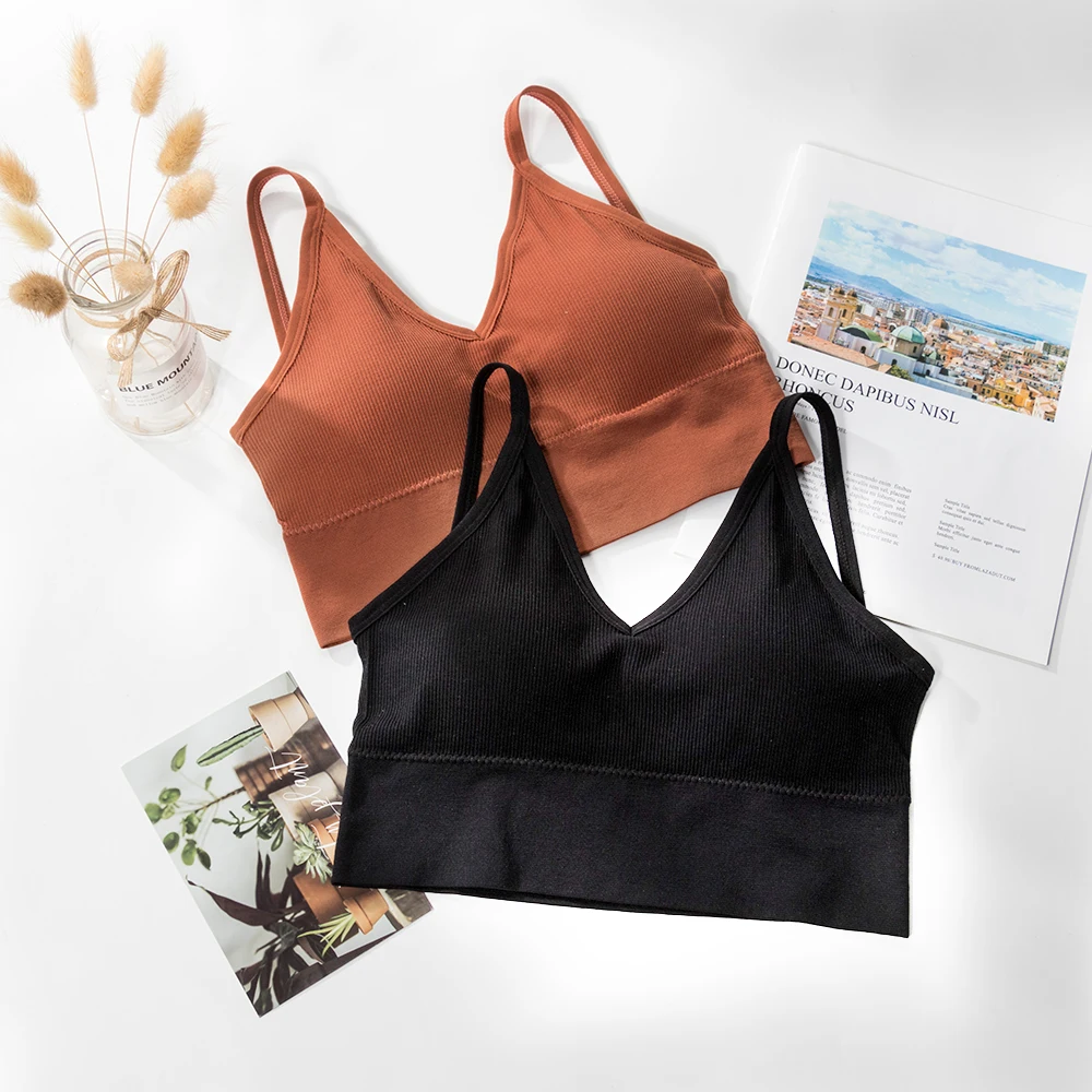 Women's Seamless Bra U Type Backless Bralette Brassiere