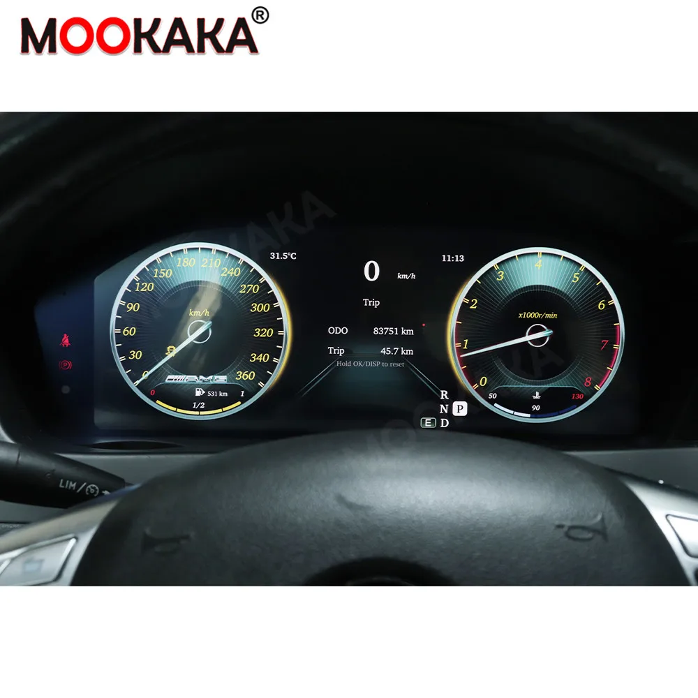 Digital Cluster Virtual LCD Dashboard for Mercedes Benz C W204 (2011 ...