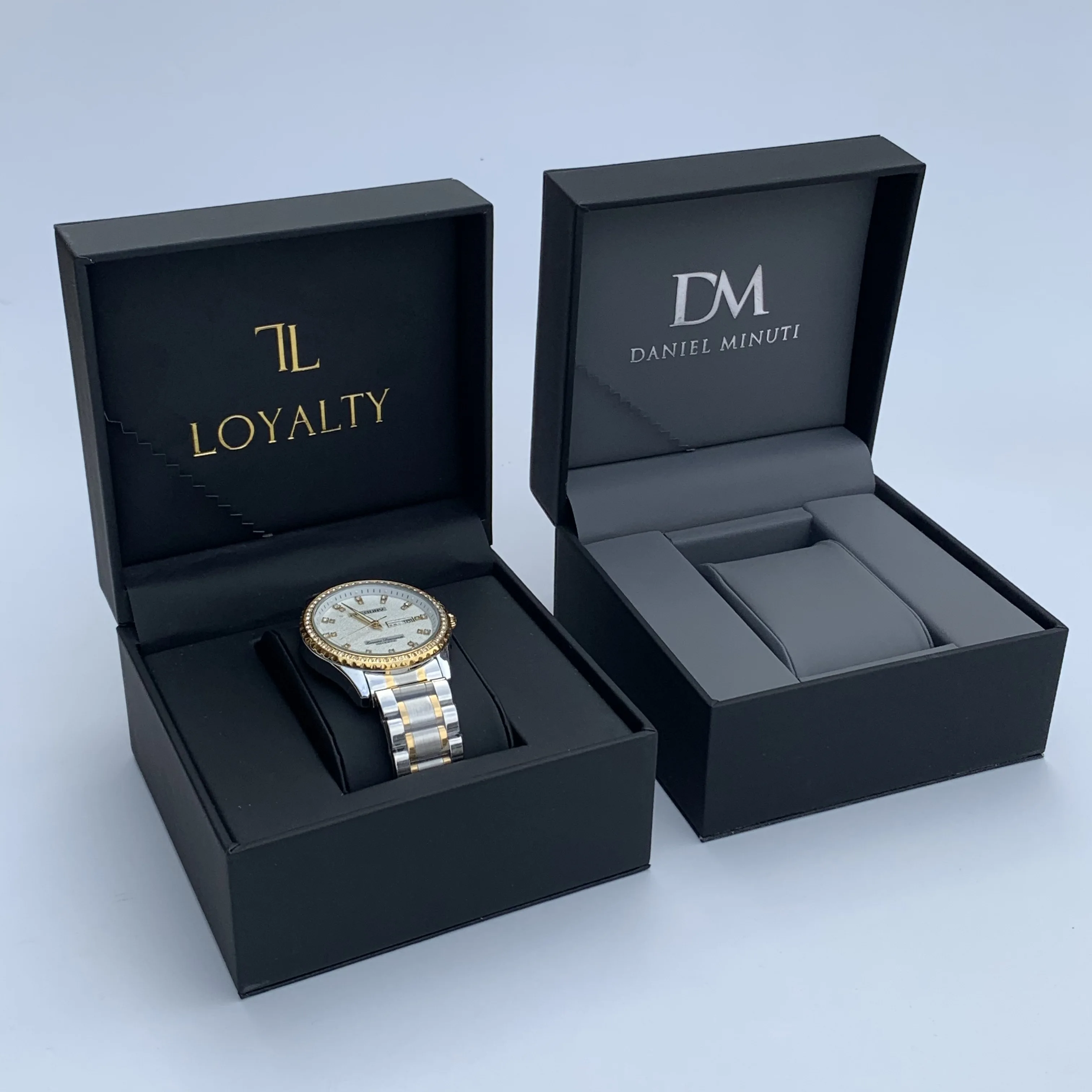 Custom High Quality Glossy Lacquer Watch Box Gift Storage Box Private ...