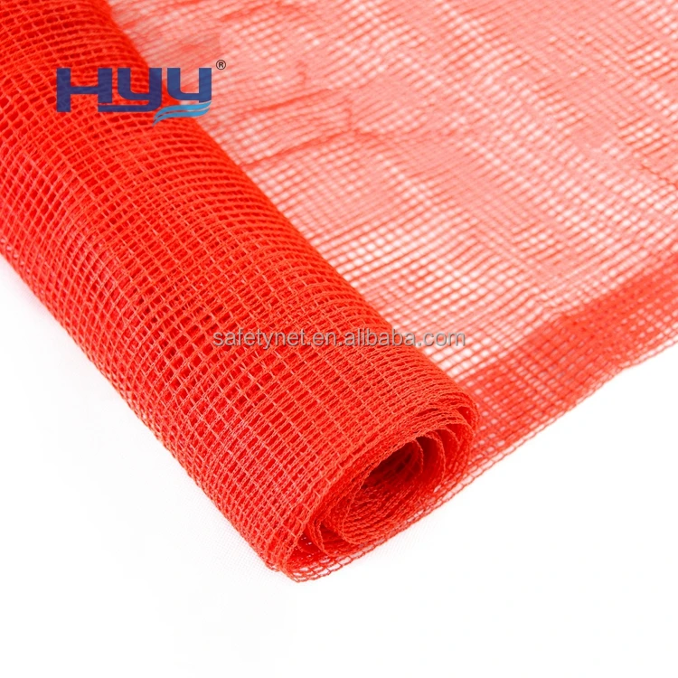 Hdpe Construction Safety Nets Fire Retardant Orange Scaffold Protection ...