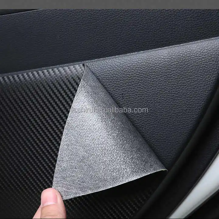 Carbon Fiber Leather Car Door Pad Anti-kick Mat for Hyundai Tucson NX4 ...
